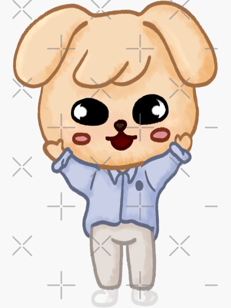 "Stray Kids SKZOO Seungmin" Sticker by Hanney Lemon | Redbubble