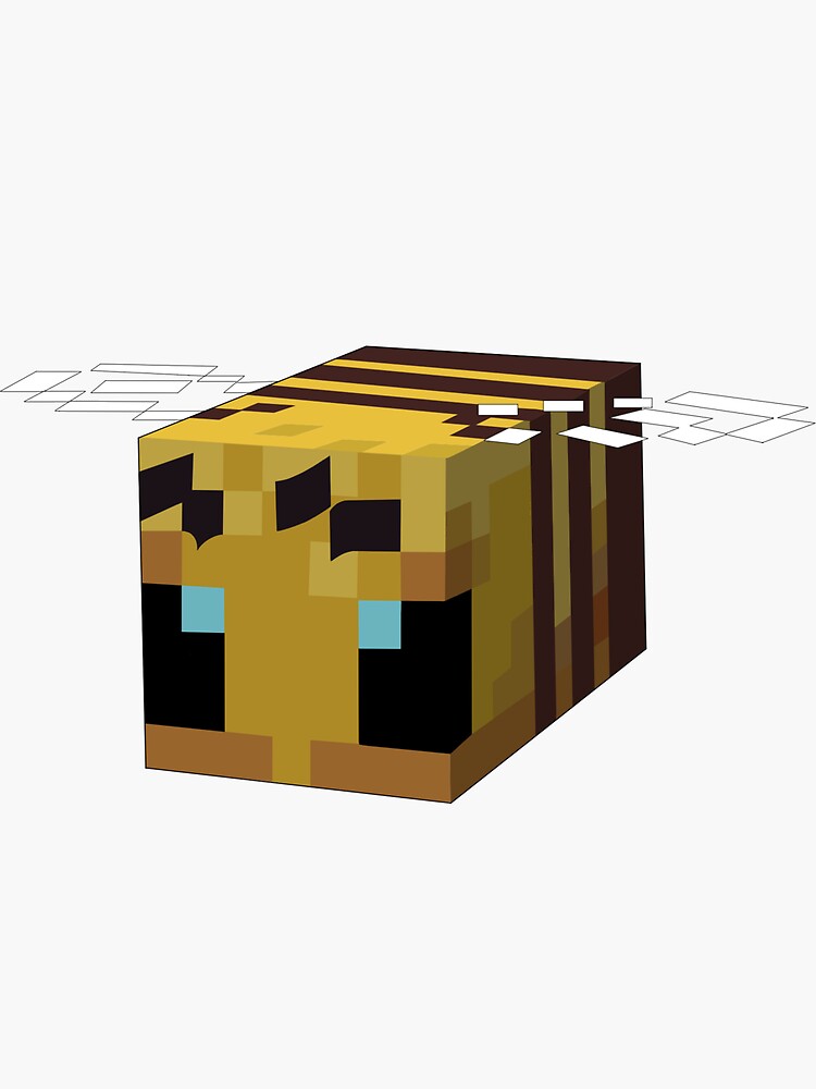 Pegatina «Abeja De Minecraft» de Cayley854 | Redbubble