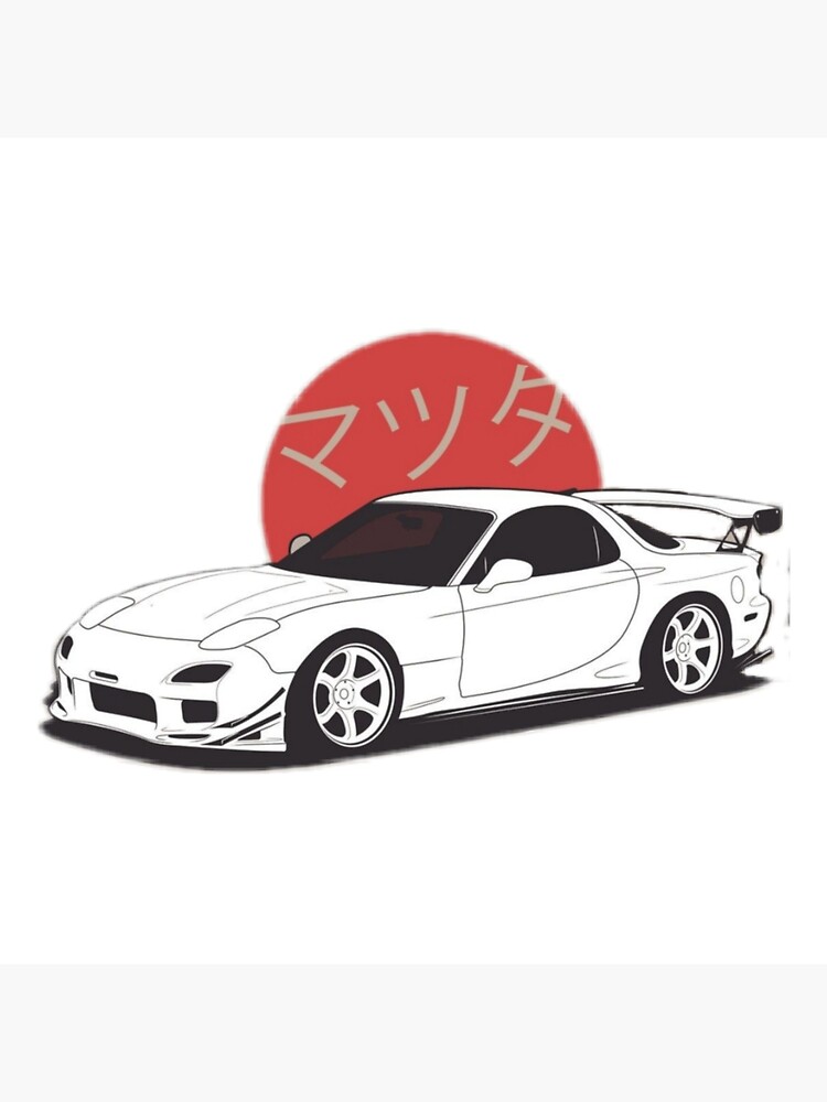 "Mazda Rx7 FD" Poster for Sale by AuthenticVibes4 | Redbubble
