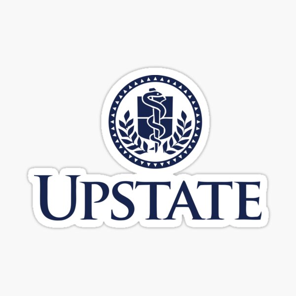 "SUNY Upstate" Sticker for Sale by BerandalYus | Redbubble