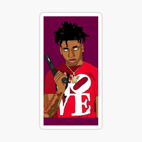 "love nle choppa" Sticker by Aostend | Redbubble