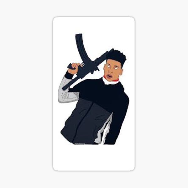 "nle choppa" Sticker by Aostend | Redbubble