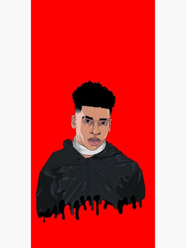 "red nle choppa" Sticker by Aostend | Redbubble