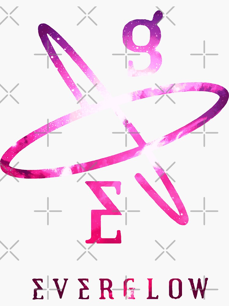 "Everglow new logo 2020 " Sticker for Sale by EmPoweredStudio | Redbubble