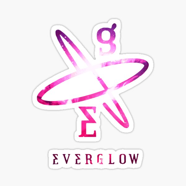 "Everglow new logo 2020 " Sticker for Sale by EmPoweredStudio | Redbubble