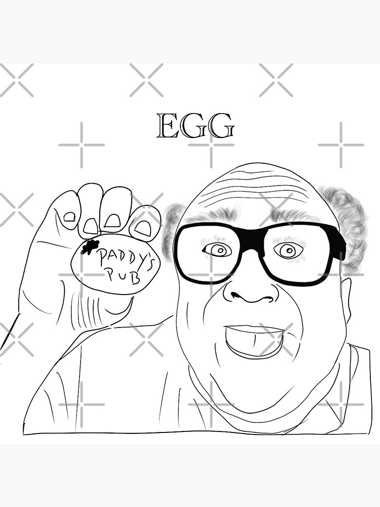 "Frank Reynolds- Egg" Sticker for Sale by TattedLove | Redbubble
