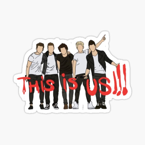 "one direction this is us " Sticker by alevp209 | Redbubble