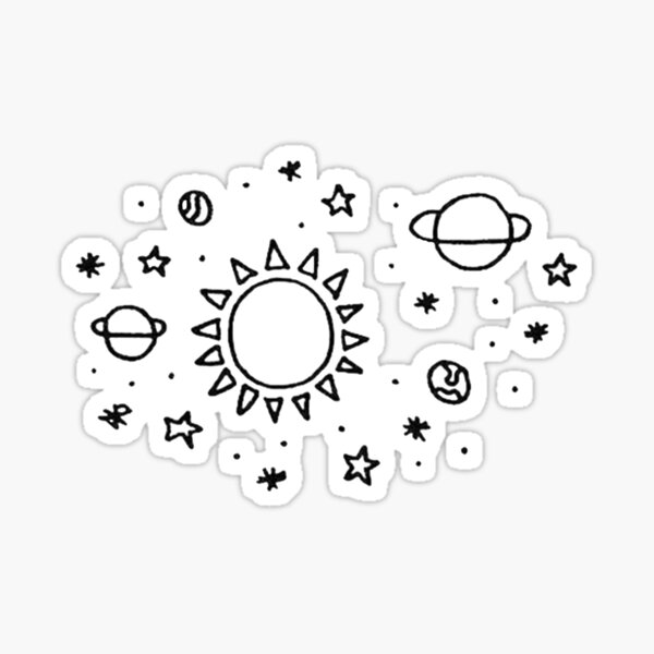 "Space" Sticker by maddycirocco | Redbubble