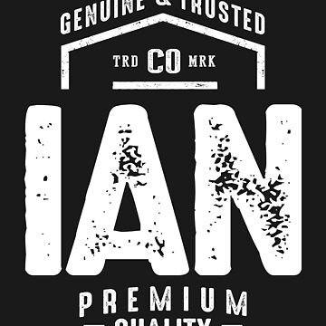 "Ian Personalized Name Birthday Gift" Sticker for Sale by cidolopez ...