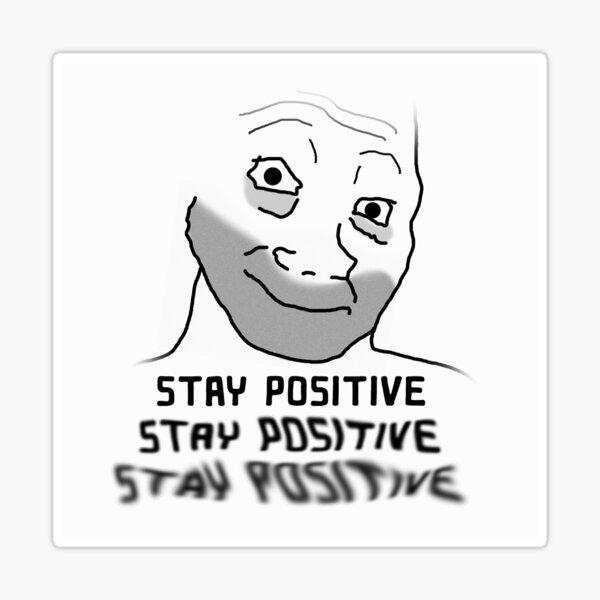 Quotdepressed Wojak Meme Stickerquot Sticker By Pwnedgifts