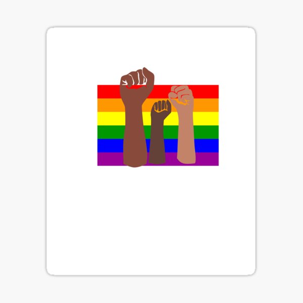 "BLM flag x Trans x Pride shirt" Sticker by Your-Fashion17 | Redbubble
