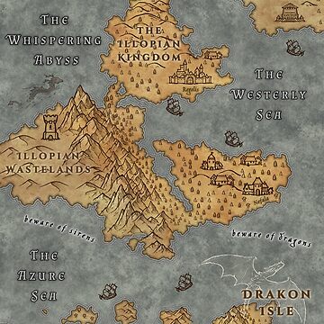 "Map of Aletharia (Color)" Poster for Sale by britney-jackson | Redbubble