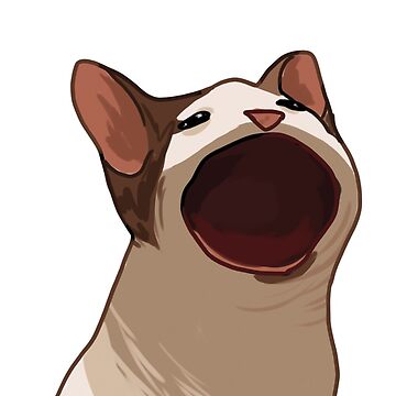 "Pop Cat (Mouth Open)" Art Board Print for Sale by electropastry ...