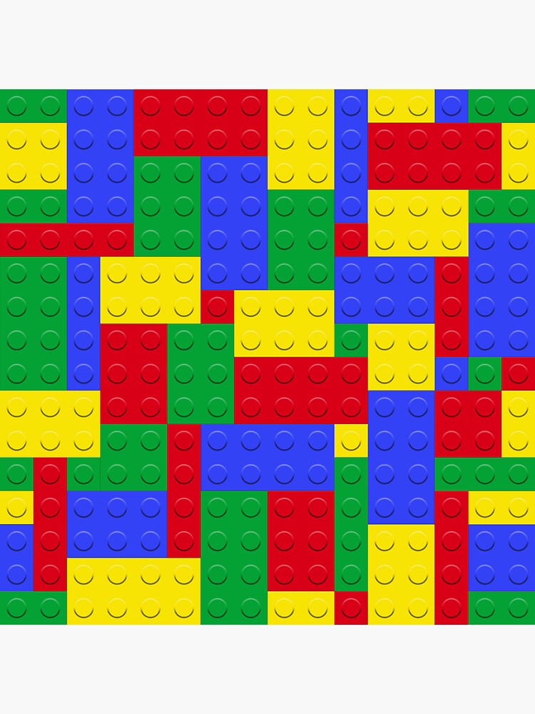 "Classic Red Green Blue Yellow Building Blocks Bricks Master Builder ...