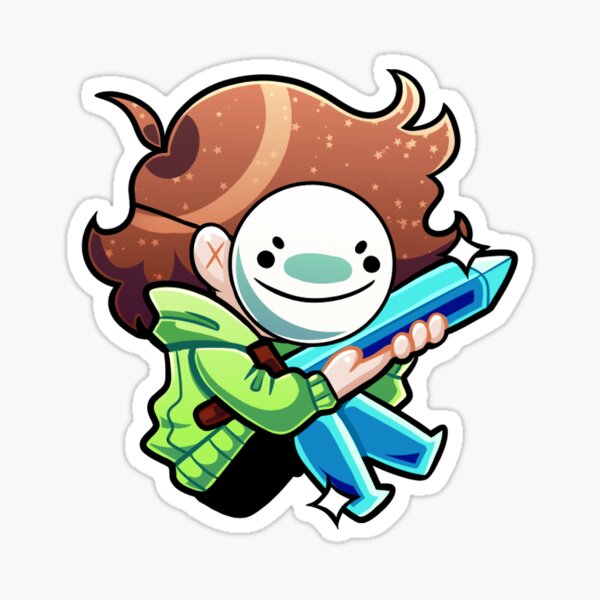"MCYT Chibi Dream" Sticker for Sale by CordiaICrow | Redbubble