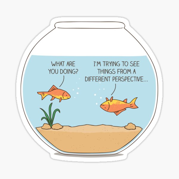 "New perspective" Sticker for Sale by Milkyprint | Redbubble