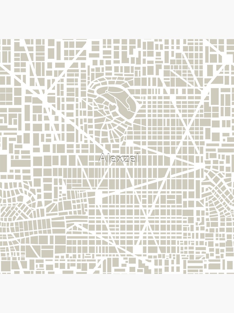 "Seamless map city plan" Poster by Alexzel | Redbubble