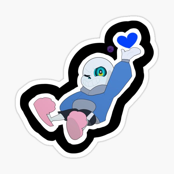 "Undertale Sans Sticker" Sticker for Sale by AnnePAMGKRTH | Redbubble