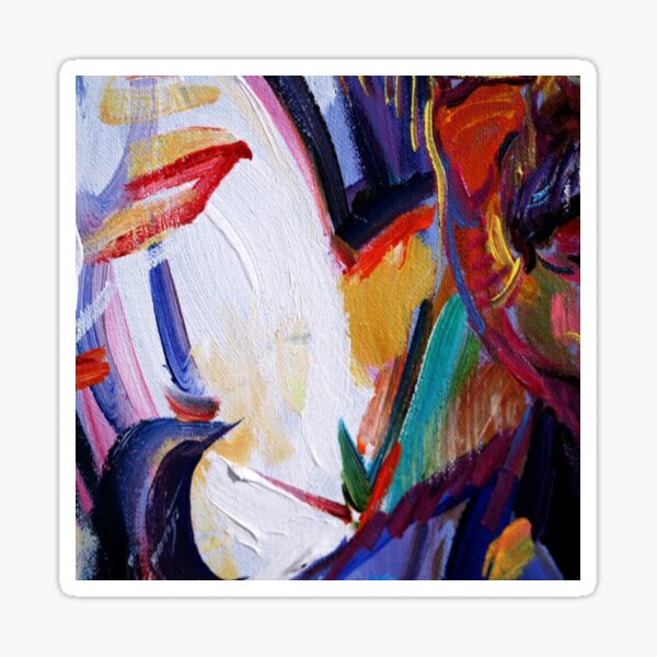"Abstract art" Sticker by bdanmartin | Redbubble