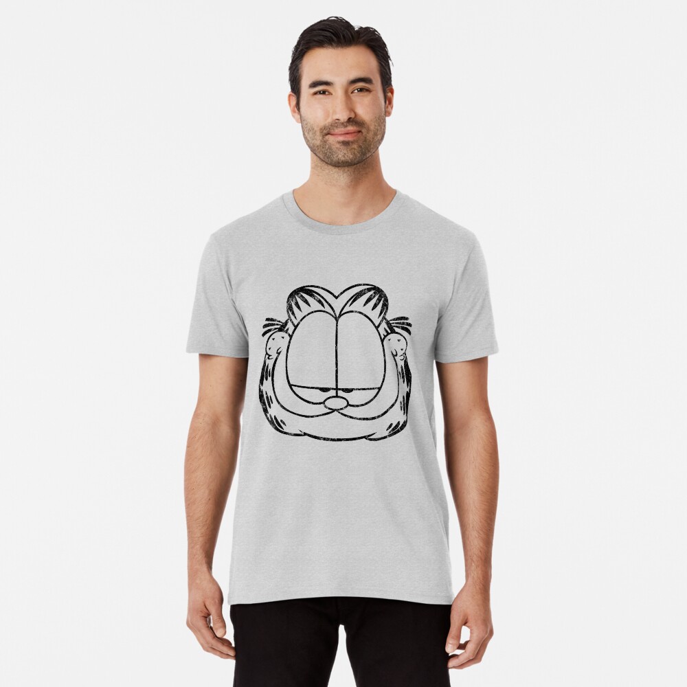 "Garfield Smirking Distressed" Sticker for Sale by Robertsonashley ...