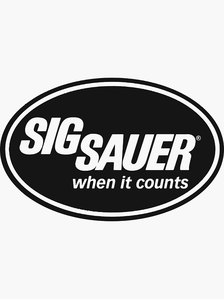 the-sig-when-it-counts-sauer-black-sticker-by-lotyelatourelle-redbubble