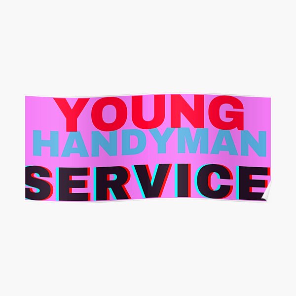 "Blocky text logo" Poster by Newblife | Redbubble