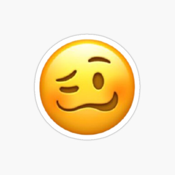 "woozy emoji" Sticker by rubyaesthetic | Redbubble