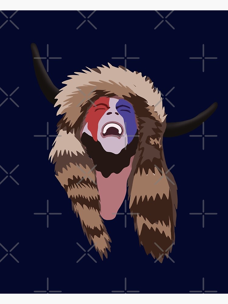 "Horned shirtless man meme" Art Print for Sale by AlbionTradeCo | Redbubble