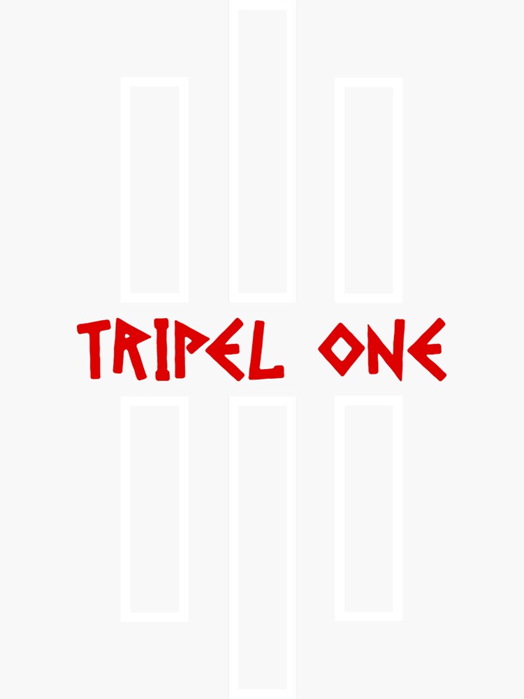 "Triple One - Logo Best Selling" Sticker by anggitad | Redbubble