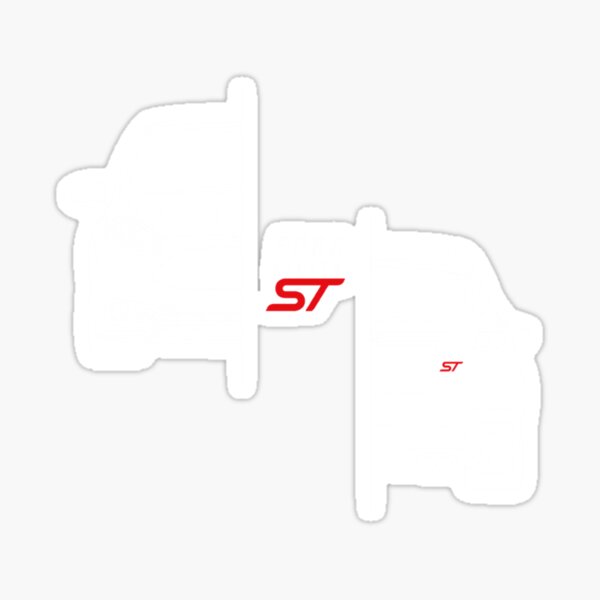 "Ford Fiesta ST " Sticker for Sale by Dylantritonel | Redbubble