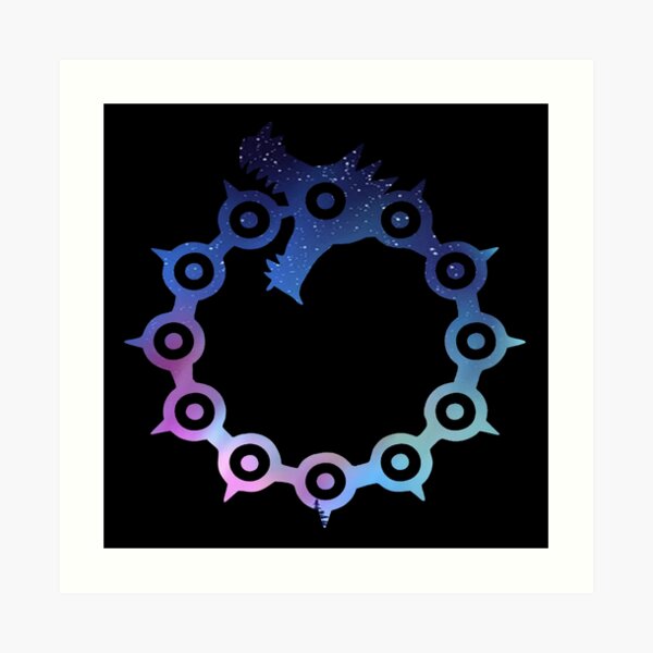 "meliodas logo" Art Print for Sale by Mayar | Redbubble