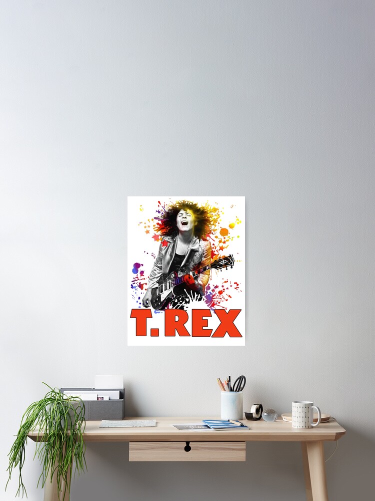 "T. Rex Rock Band Marc Bolan Retro Cool Top Tee" Poster for Sale by ...