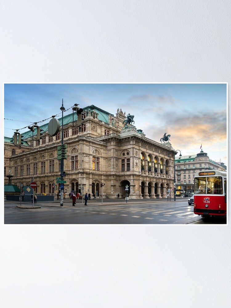 "The Vienna State Opera" Poster for Sale by mitzobs | Redbubble