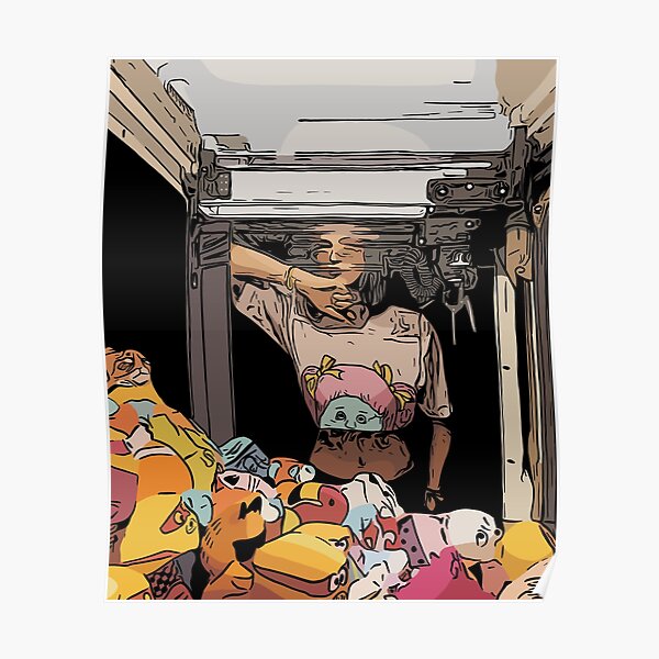 "Claw toy machine girl" Poster by anastasiaania | Redbubble