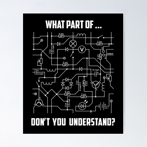 "Funny Engineering - Electrical Engineer Funny Gift Engineering Sarcasm Idea " Poster for Sale ...