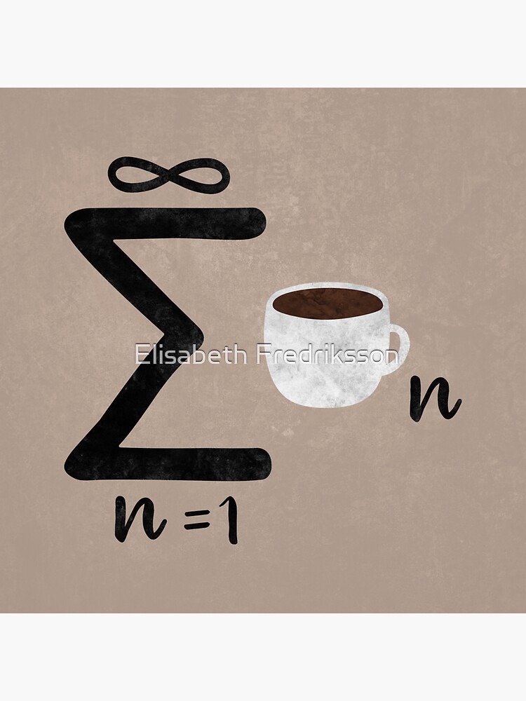 "Infinite Coffee" Sticker for Sale by foto-ella | Redbubble