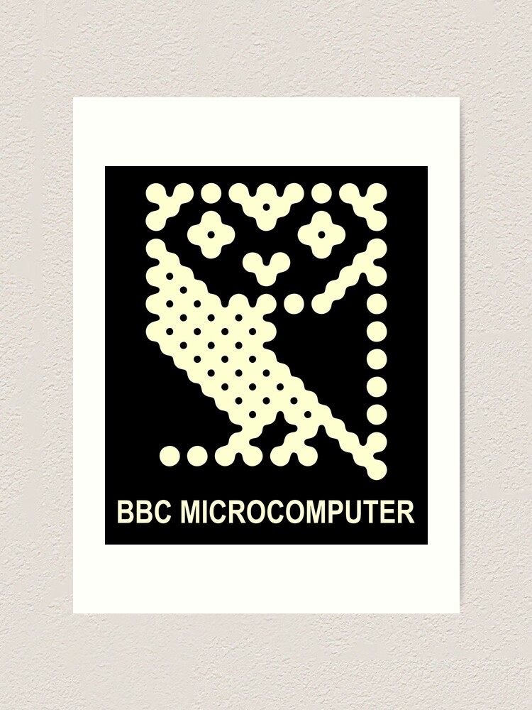 "bbc microcomputer owl logo " Art Print for Sale by goatboyjr | Redbubble
