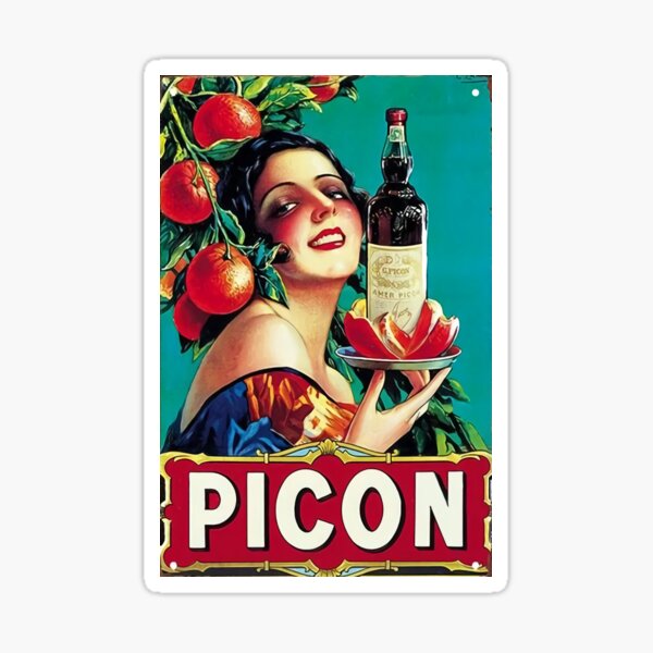 "Vintage - Picon" Sticker for Sale by nlee6263 | Redbubble