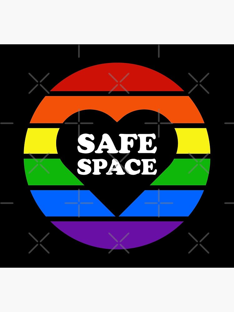"LGBTQ Sign Safe Space Equality" Poster for Sale by aronia | Redbubble
