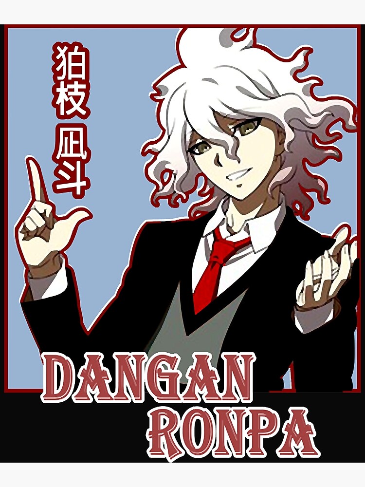"Dangan ronpa Nagito Komaeda Anime " Poster for Sale by LinnanAlii ...