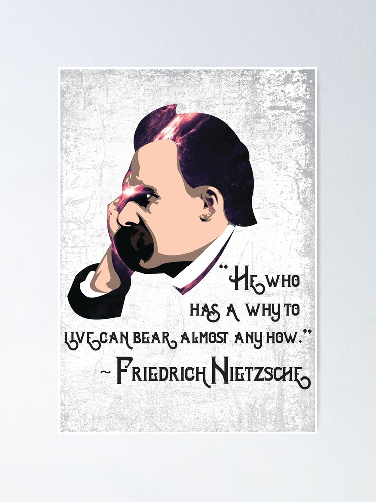 "Nietzsche" Poster for Sale by skybreakdesign | Redbubble