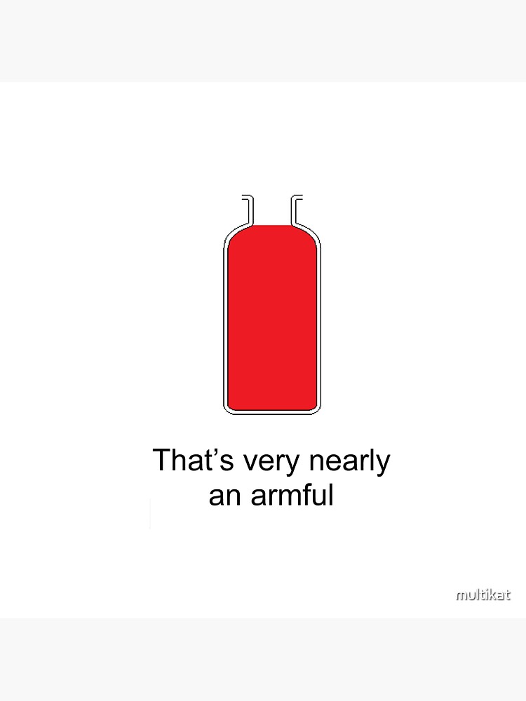 "Very Nearly An Armful" Sticker for Sale by multikat | Redbubble