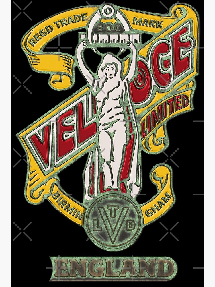 "Velocette Motorcycle Logo 5" Poster by Salocin | Redbubble