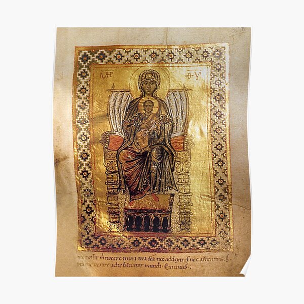 " Panachranta Theotokos, Orthodox Iconography" Poster for Sale by The ...