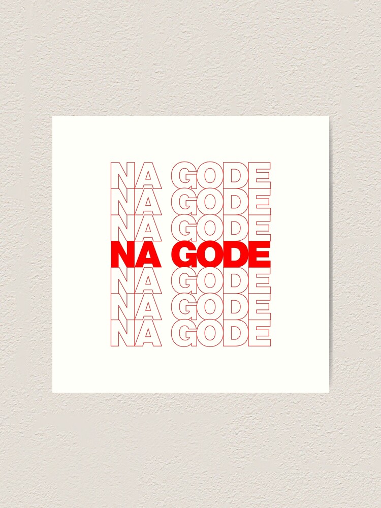 "Classic Thank You Repeating Pattern - Hausa (na gode)" Art Print for ...