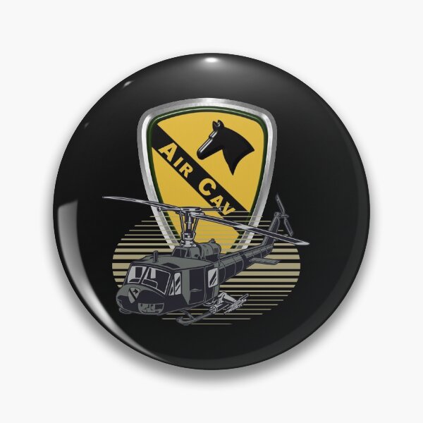 "1st Cavalry Division “Air Cav” " Pin for Sale by SoldierAlways | Redbubble