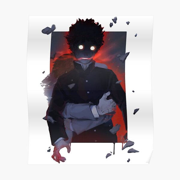 "Mob Psycho" Poster by JahmiaTilman | Redbubble