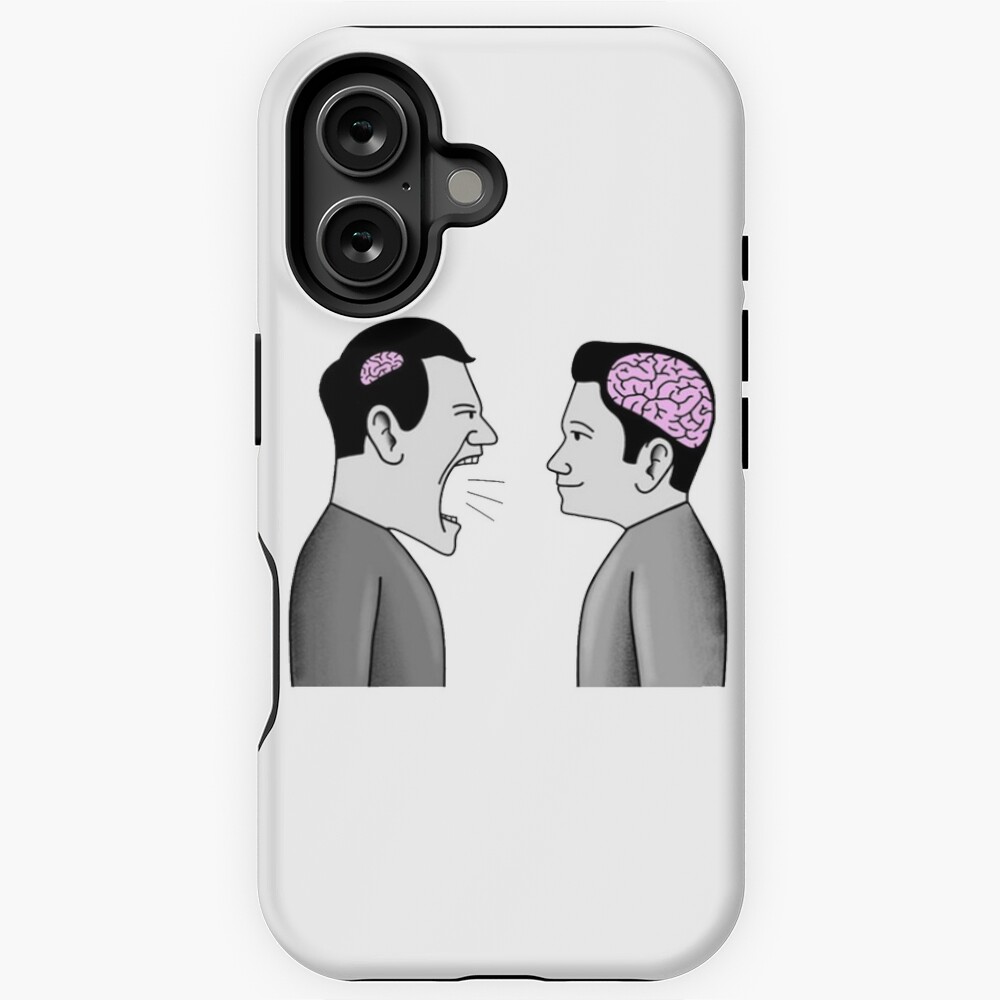 "Small Brain Shouting At Big Brain Meme *HIGH QUALITY*" Art Print for ...