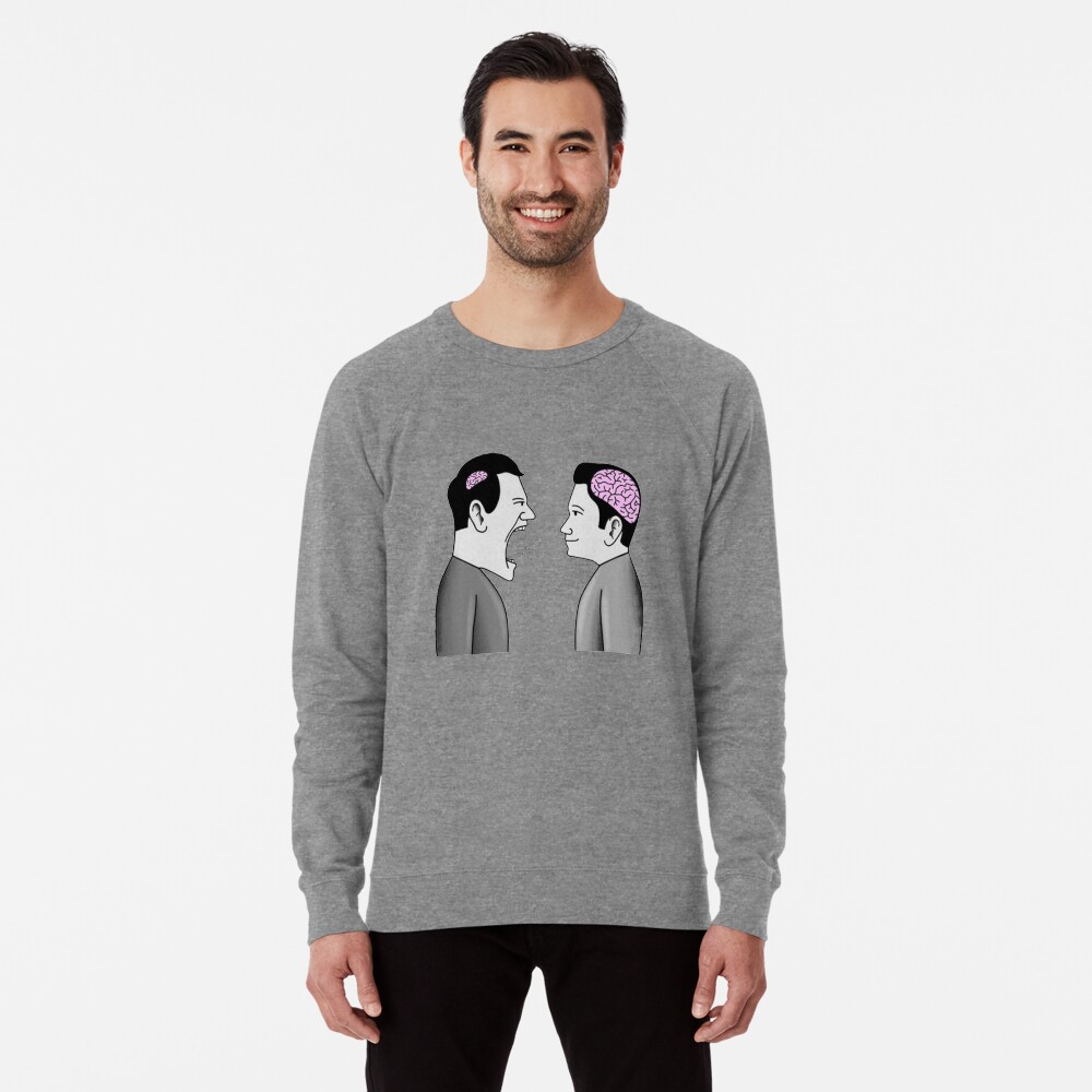 "Small Brain Shouting At Big Brain Meme *HIGH QUALITY*" Art Print for Sale by Alex3214 | Redbubble