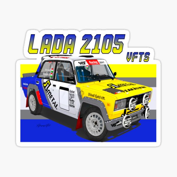 "Lada Lada 2105 VFTS" Sticker for Sale by TheUnique90 | Redbubble